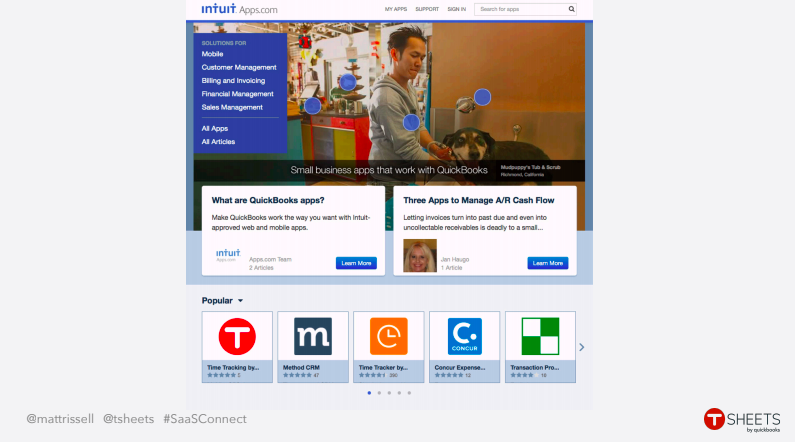 TSheets in the Intuit App Store - Cloud Software Association