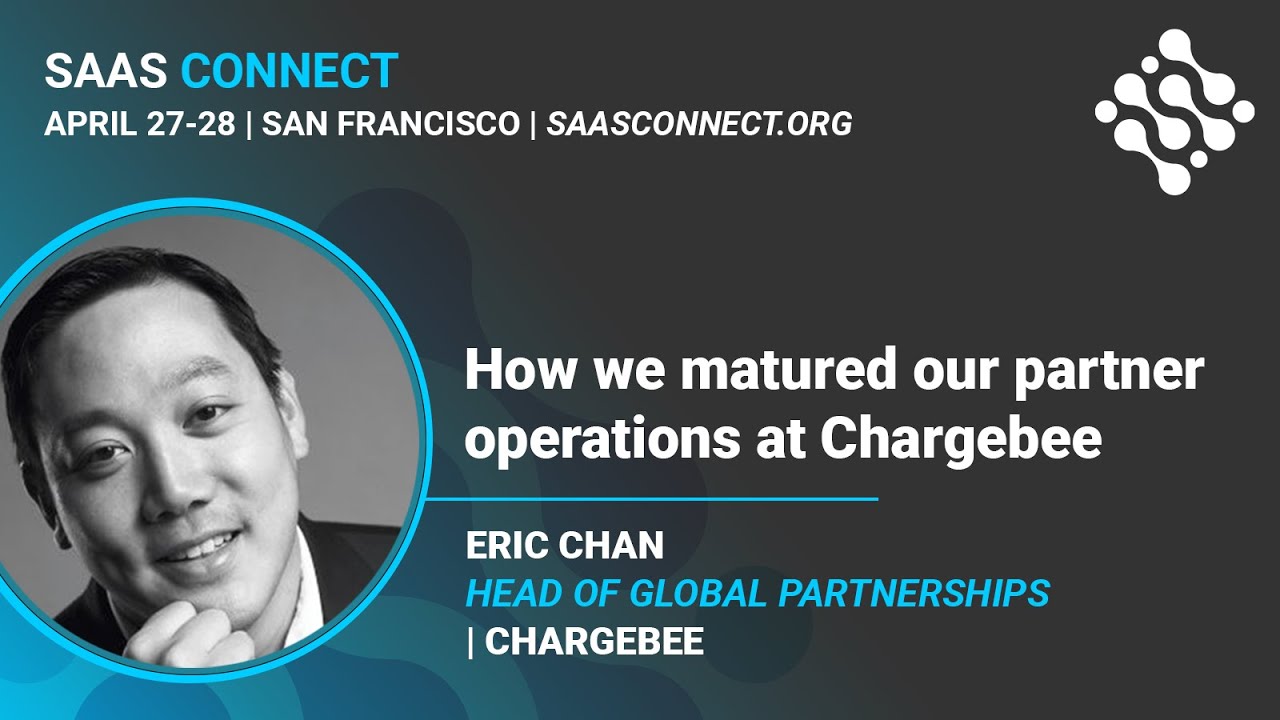 How We Matured Our Partner Operations at Chargebee - Cloud Software ...